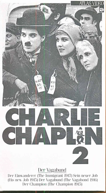 CHARLIE CHAPLIN 2 - Der Vagabund - Der Einwanderer - Der Champion - VHS ...