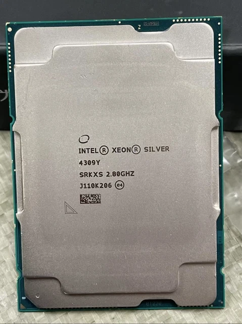 INTEL XEON PLATEADO 4309Y servidor CPU 8 núcleos 2.8G procesador ...