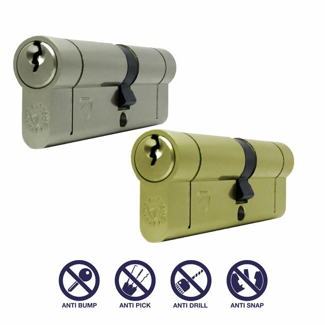 35/45 (30/10/40) ANTI Snap Euro Cylinder Door Barrel Lock uPVC ...