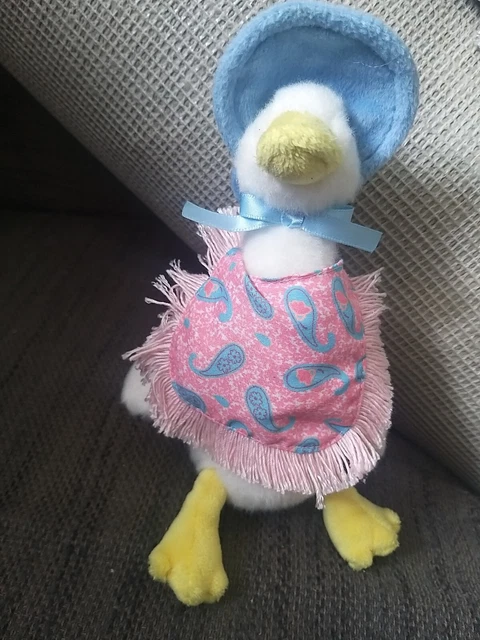 🐞GUND BEATRIX POTTER Peter Rabbit Jemima Puddle-Duck Soft Toy Goose ...