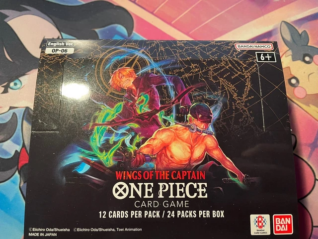 OP 06 WINGS of the Captain Booster Box English, New/Unopened, read ...