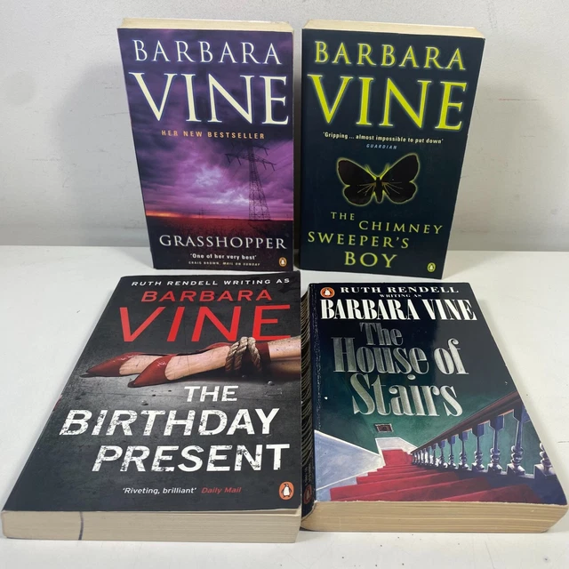 4 LOT BARBARA Vine- Grasshopper, Chimney Sweepers Boy, House of Stairs ...