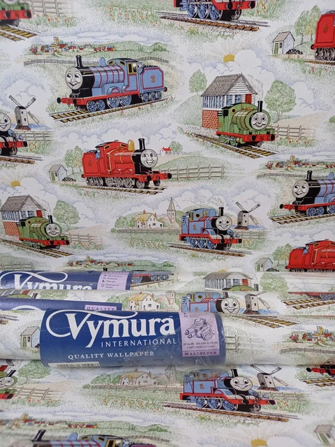 X4 1980S VINTAGE VYMURA Thomas The Tank Engine Wallpaper Rolls 90s Kids ...