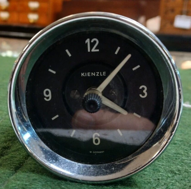 VINTAGE KIENZLE CAR Dashboard Clock W/O £25.00 - PicClick UK