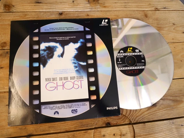 GHOST LASERDISC LD PAL Patrick Swayze Demi Moore Whoopi Goldberg 1990 ...