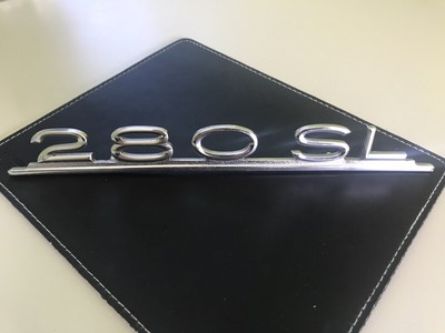MERCEDES-BENZ 280 SL original nameplate type mark badge - excellent £ ...