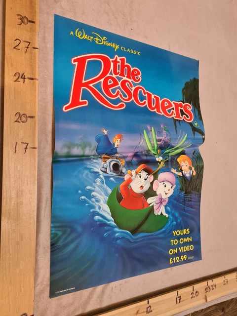 THE RESCUERS (1977) Walt Disney poster circa 1990 - UK Video Poster £34 ...