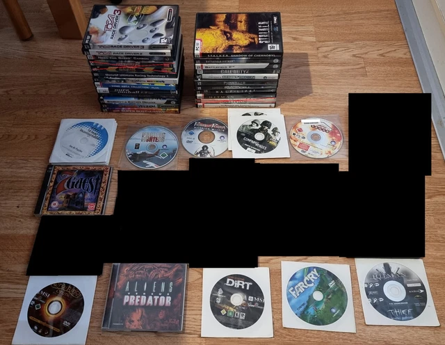 32 JEUX PC en boite ou en CD dans pochette Originaux EUR 200,00 ...