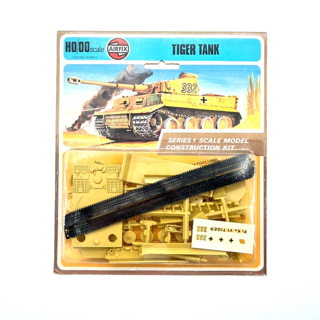 1/OO/HO AIRFIX BLISTER (1973) German TIGER TANK Modell Bausatz Blister ...
