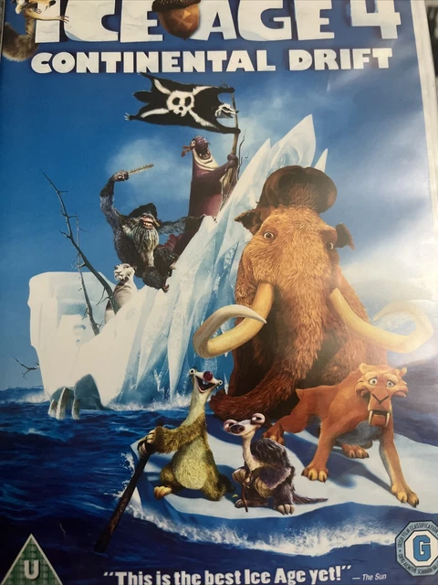 ICE AGE 4 Continental Drift DVD (2012) NEW & SEALED Kids Family C2 £2. ...