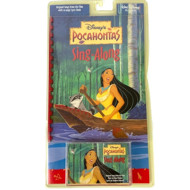 DISNEYS POCAHONTAS SING-ALONG Audio Cassette & Lyric Book New Sealed ...