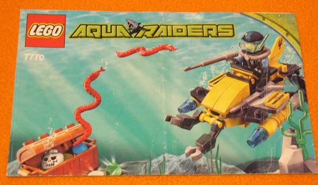 LEGO SET 7770 INSTRUCTIONS SEULEMENT Aqua Raiders embuscade manuel ...