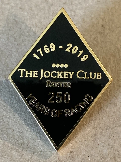 THE JOCKY CLUB Exeter – 250 Years of Racing Enamel Pin Badge £3.31 ...