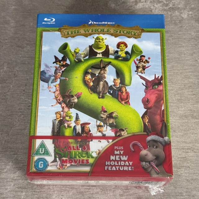 SHREK THE WHOLE Story Blu-ray Box Set - NEW Sealed ️ 4 Shrek Movies ...