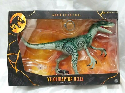 JURASSIC WORLD AMBER Collection Velociraptor Delta Raptor NEW £43.72 ...