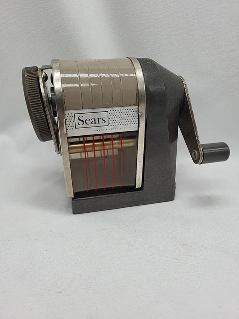 VTG SEARS ROEBUCK Co Desk Top Pencil Sharpener Retro Art Deco ...