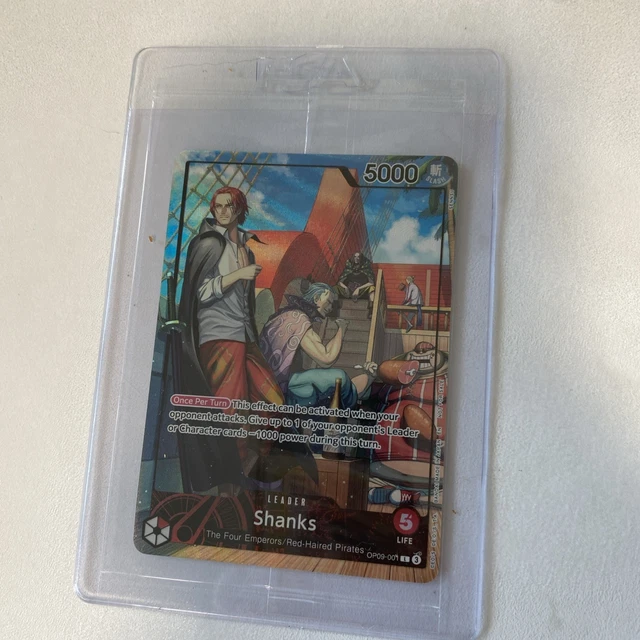 SHANKS ONE PIECE PSA Limited Edition July 2025 Promo Card - OP09-001 ...