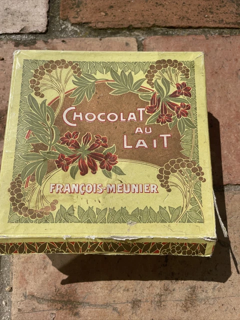 RARE ANCIENNE BOITE Publicitaire Carton Chocolat Francois Meunier EUR ...