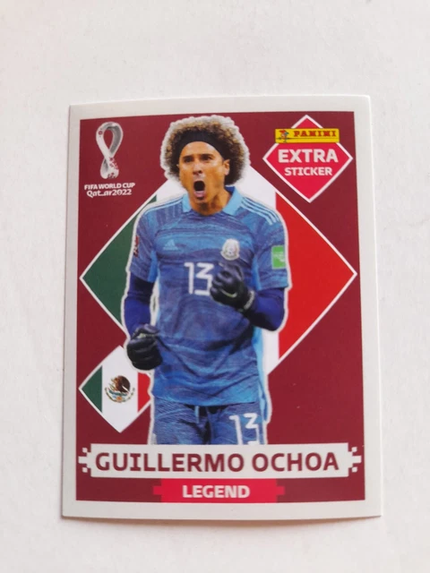 QATAR 2022 GUILLERMO Ochoa Base Extra Sticker Legend Mexico Sandwiches ...