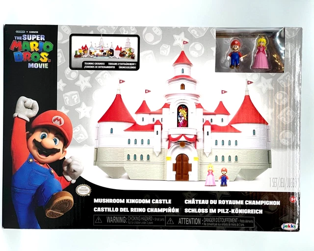 SUPER MARIO BROS Movie Princess Peach Mushroom Kingdom Castle Playset ...