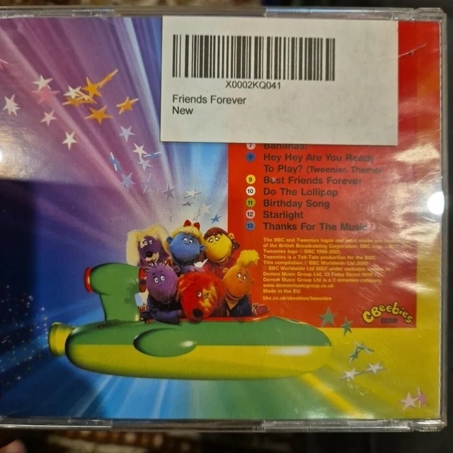 CBEEBIES TWEENIES FRIENDS Forever Cd Rare Bbc Tv Show Children 2007 ...