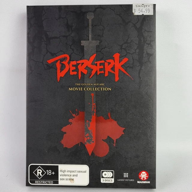 Berserk The Golden Age Arc Movie Collection Dvd Hotsell ...