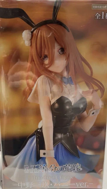 The Quintessential Quintuplets Miku Nakano Trio Try It Bunny Figure Pre 7090