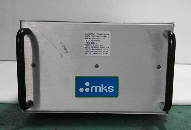 [USED] MKS / EDGE30R40A / 400kHz GENERATOR, EDGE 30R40A-G13, Rev.E £ ...