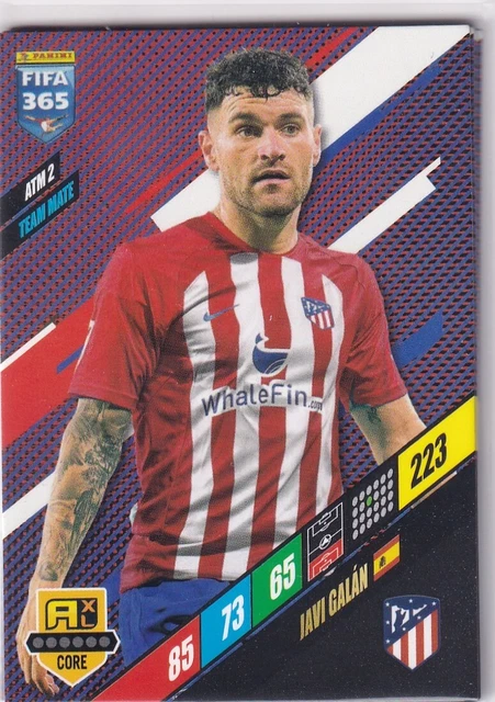 PANINI FIFA 365 Adrenalyn 2024 Mappa No. Atm 2 Javi Galán (Atletico De ...