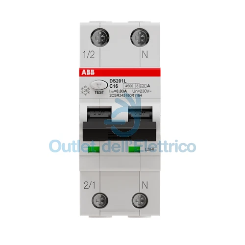 ABB DS201LC16A30 DS201 L Interrupteur Différentiel MCB 4,5KA 1P+N A EUR 78,69 - PicClick FR