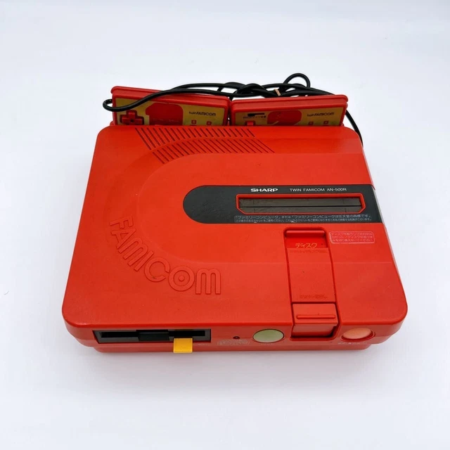 SHARP TWIN FAMICOM AN-500R Red System – Retro Nintendo Collectible £155 ...
