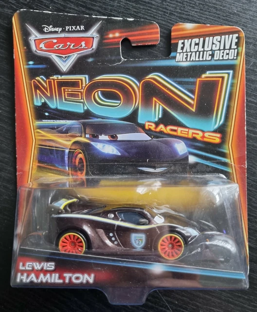 DISNEY PIXAR CARS Neon Racers - LEWIS HAMILTON - WARN CARD - 2015 ...