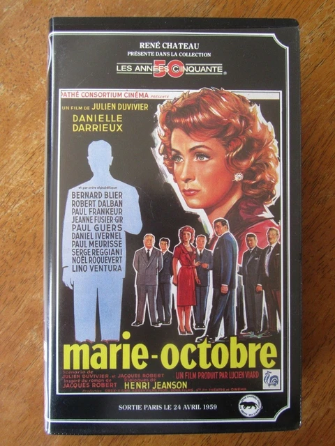 CASSETTE VHS RENE Chateau Marie Octobre Danielle Darrieux Blier Ventura EUR 7,90 - PicClick IT