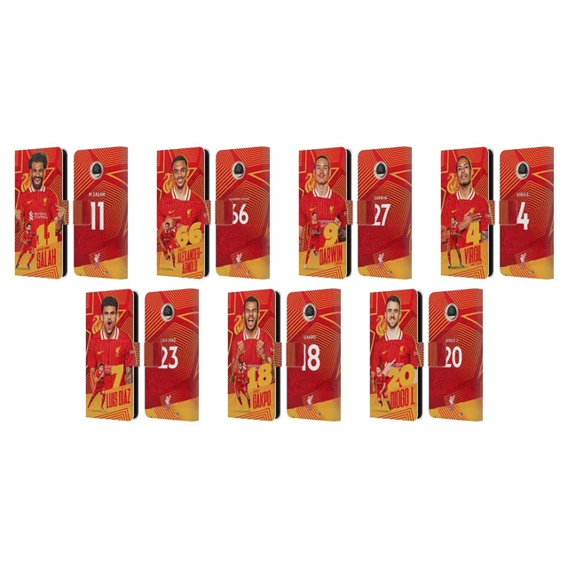LIVERPOOL FC LFC 2024/25 First Team Pu Leather Book Case For Motorola ...