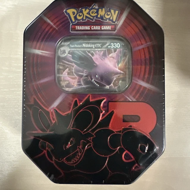 POKEMON TCG TEAM Rocket Destined Rivals Tin - Nidoking £34.99 - PicClick UK