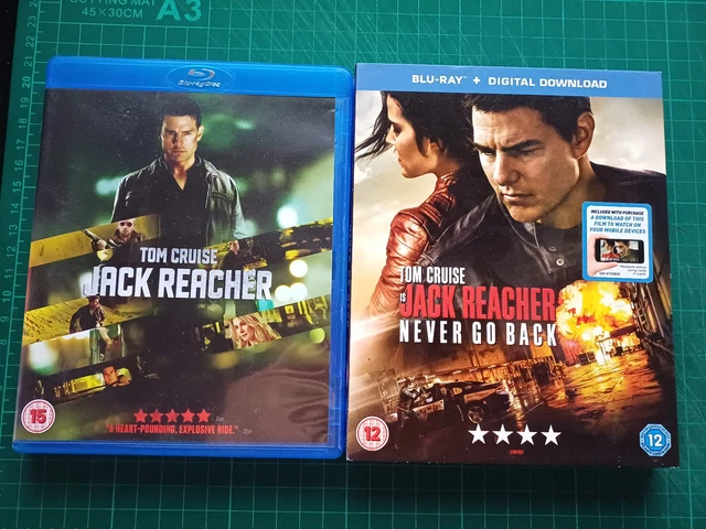 JACK REACHER 2 Movie Collection - Blu-Ray - 2017 - Tom Cruise - Free UK ...