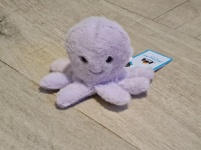 JELLYCAT FLUFFY OCTOPUS Tiny Lilac I Am Fluffy Octopus Plush Brand New ...