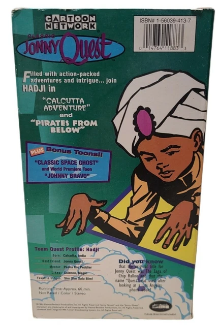CARTOON NETWORK CLASSIC - Jonny Quest Hadji In Mysteries Of The East ...
