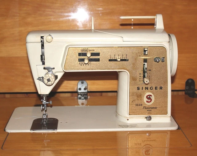 MACCHINA DA CUCIRE " SINGER - GOLDEN .650 G" – 1968 Perfettamente ...