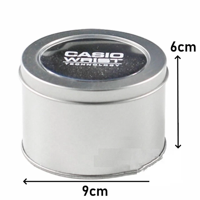 CASIO WRIST WATCH Display Gift Tin Box Presentation Storage Original ...