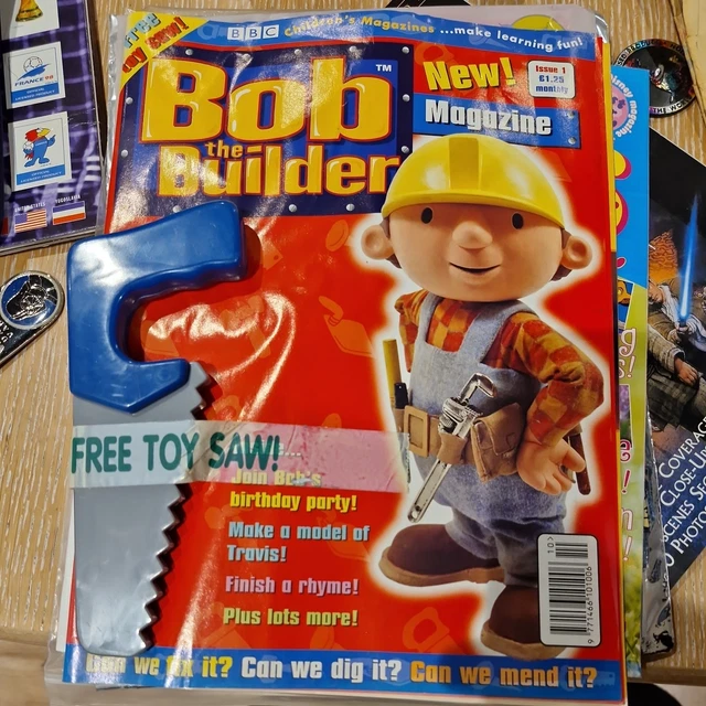 CBEEBIES BBC BOB the builder children's magazine RARE ISSUE 1, 1ST ...