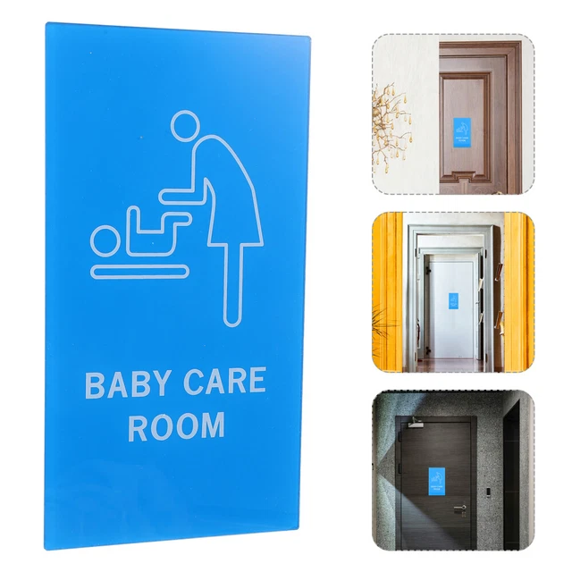 BABY CHANGING AREA Sign Newborn Restroom Men and Women The Care £7.59 ...