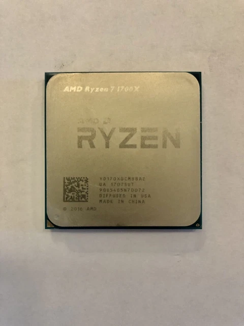 AMD RYZEN 7 1700X CPU R7 3,4 GHz Processeur 8 Cores 16MB Socket AM4 Max ...