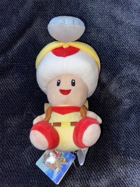 GENUINE SUPER MARIO Bros Captain Toad Sitting Plush 6.5" Little Buddy ...