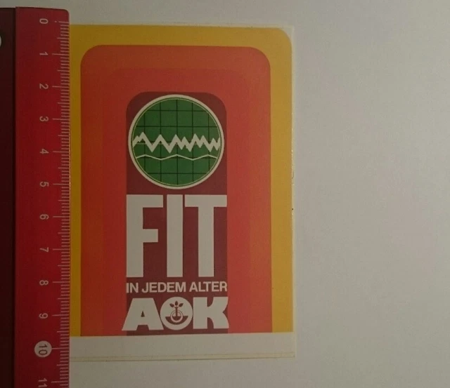 AUFKLEBER/STICKER: AOK FIT in jedem Alter (14011745) EUR 4,99 - PicClick DE