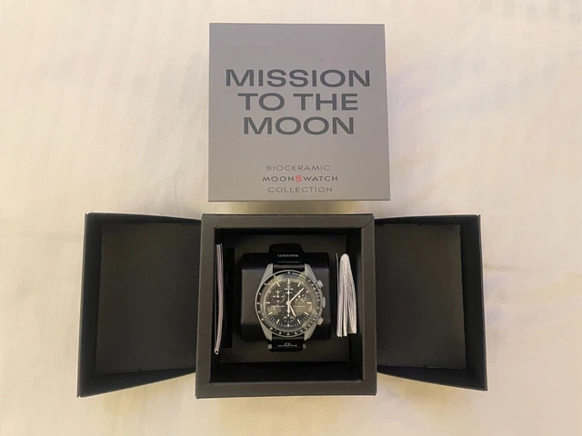 OMEGA SWATCH SPEEDMASTER MoonSwatch Mission To The Moon New Original ...