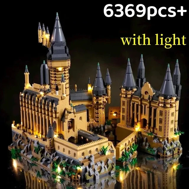HARRY POTTER HOGWARTS Castle Building Blocks Set Magic School Brick £36 ...