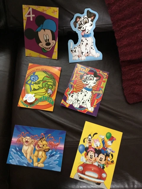 USED DISNEY GREETINGS cards from 90’s x 10 £1.40 - PicClick UK