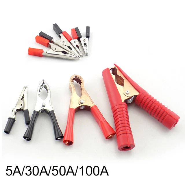 ALLIGATOR CLIPS TOOLS battery Test Probe Crocodile Electrical Clamps 30 ...