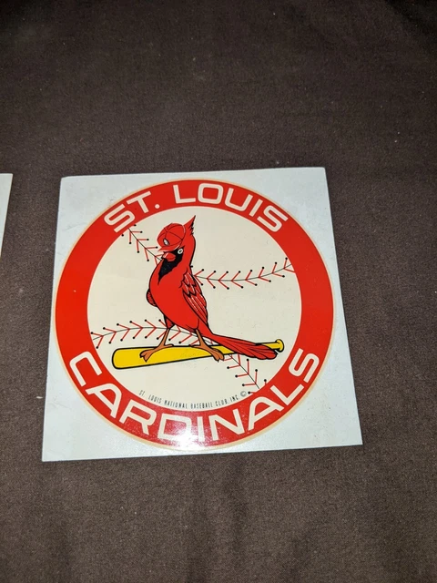 VINTAGE ST. LOUIS Cardinals Vintage Logo Sticker Decal set of 2 $6.99 ...